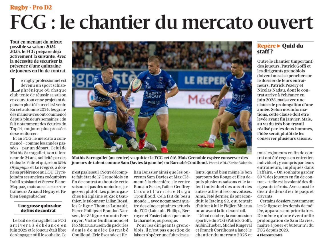 Dossier mercato ouvert (DL du 29 Oct.) / Forum FCG